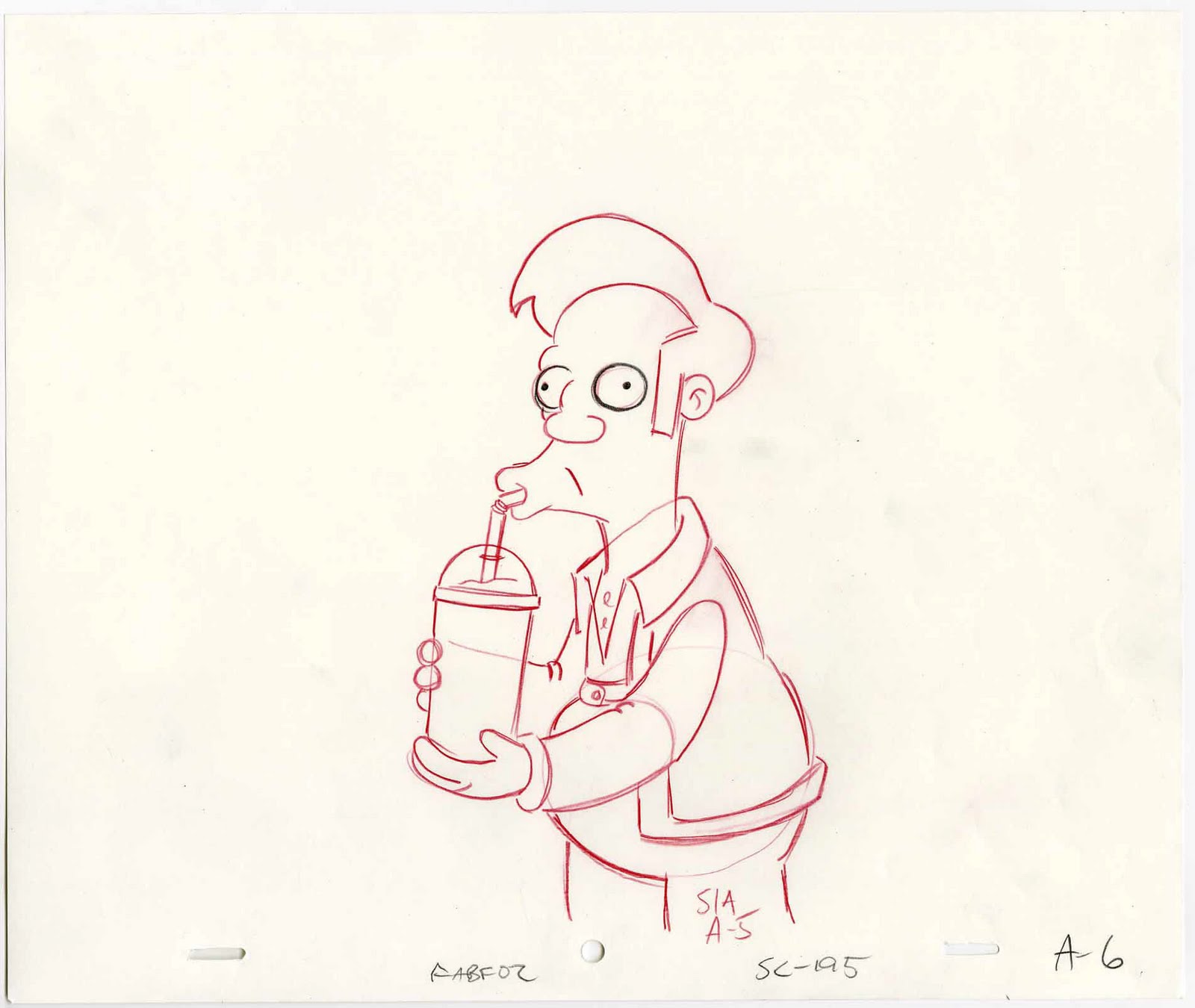 Living Lines Library: The Simpsons (TV Series 1989– ) - Production Drawings