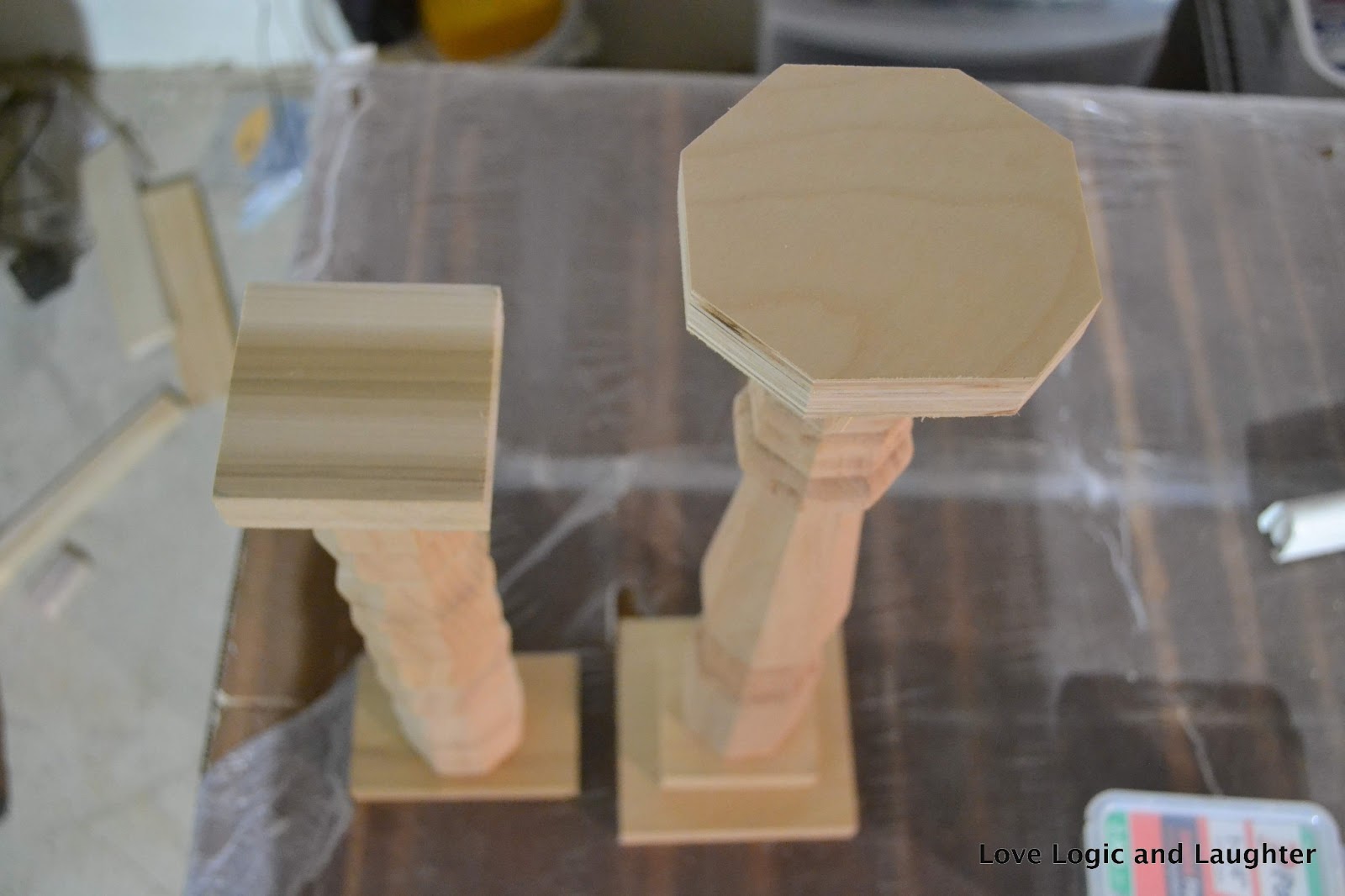 Make It Mommy: diy Chunky Candlesticks - Part 1