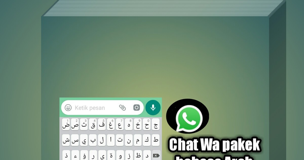 Cara Chatting Bahasa Arab di WA