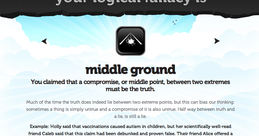 eVille Times: Logical Fallacy #24 - Middle Ground