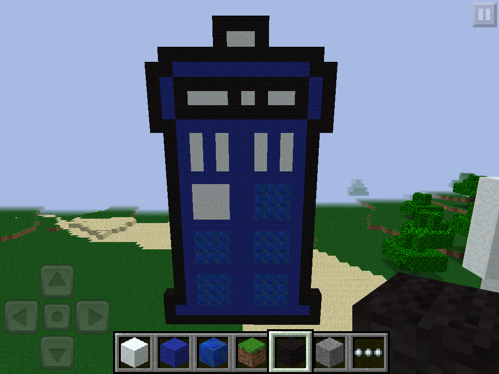 Minecraft Pixels 101: Tardis Pixel Art