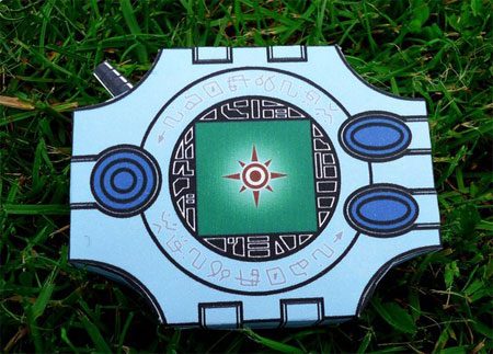 Papercraft - Digimon Adventure Digivice - Papercraft4u | Free ...