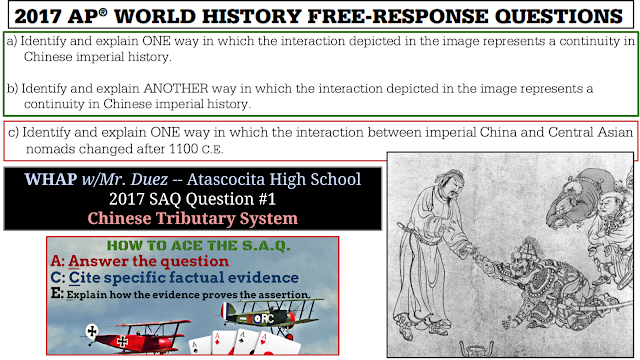 World History Advanced Placement with Mr. Duez: SAQ