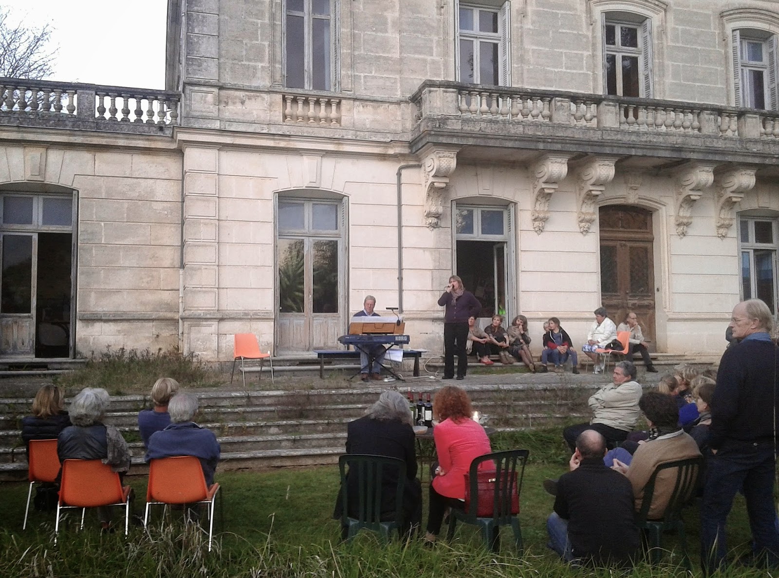 alain piot di massimo: chantal helly est dans le jardin en 2014...