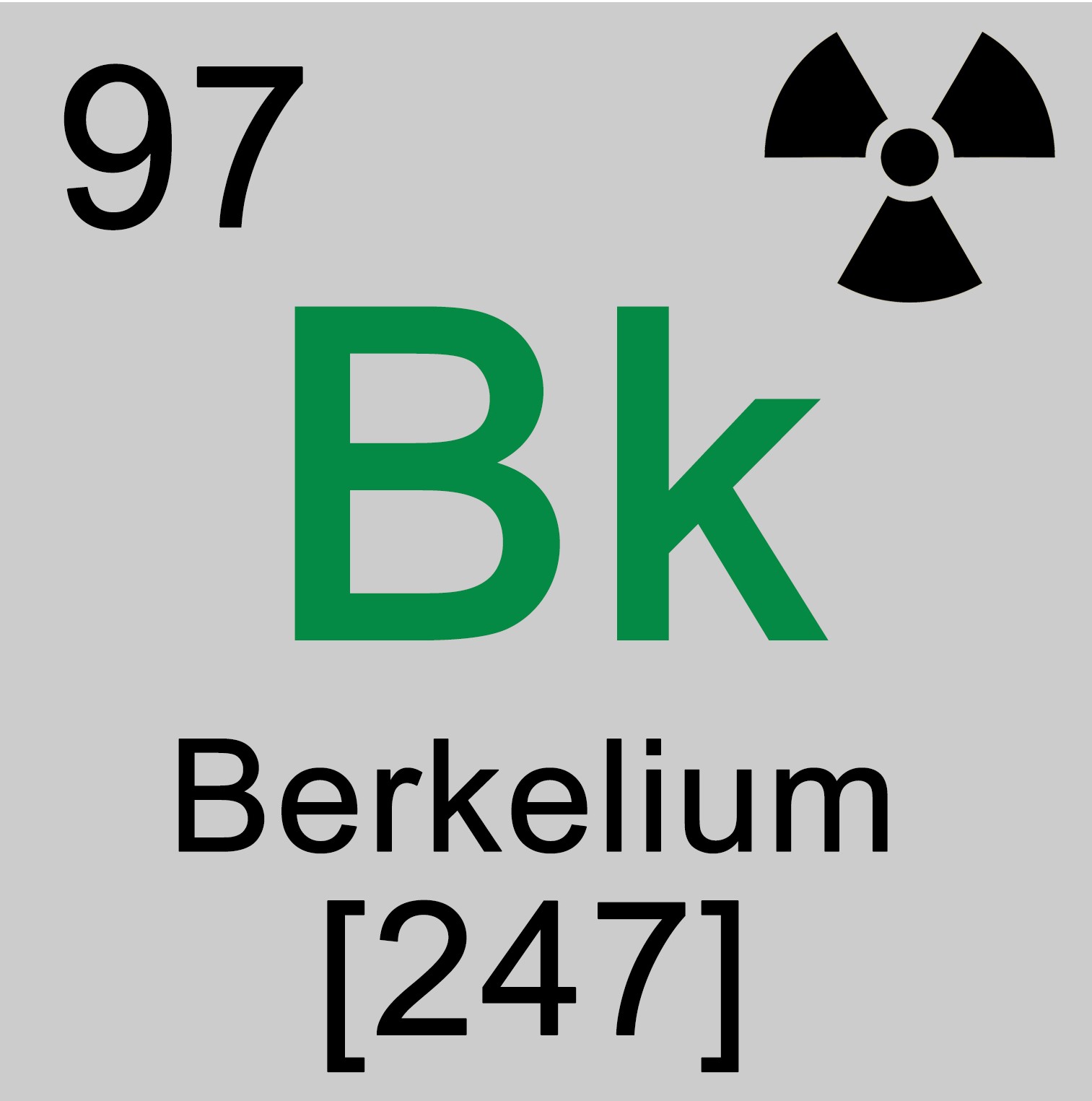 Berkelium Metal