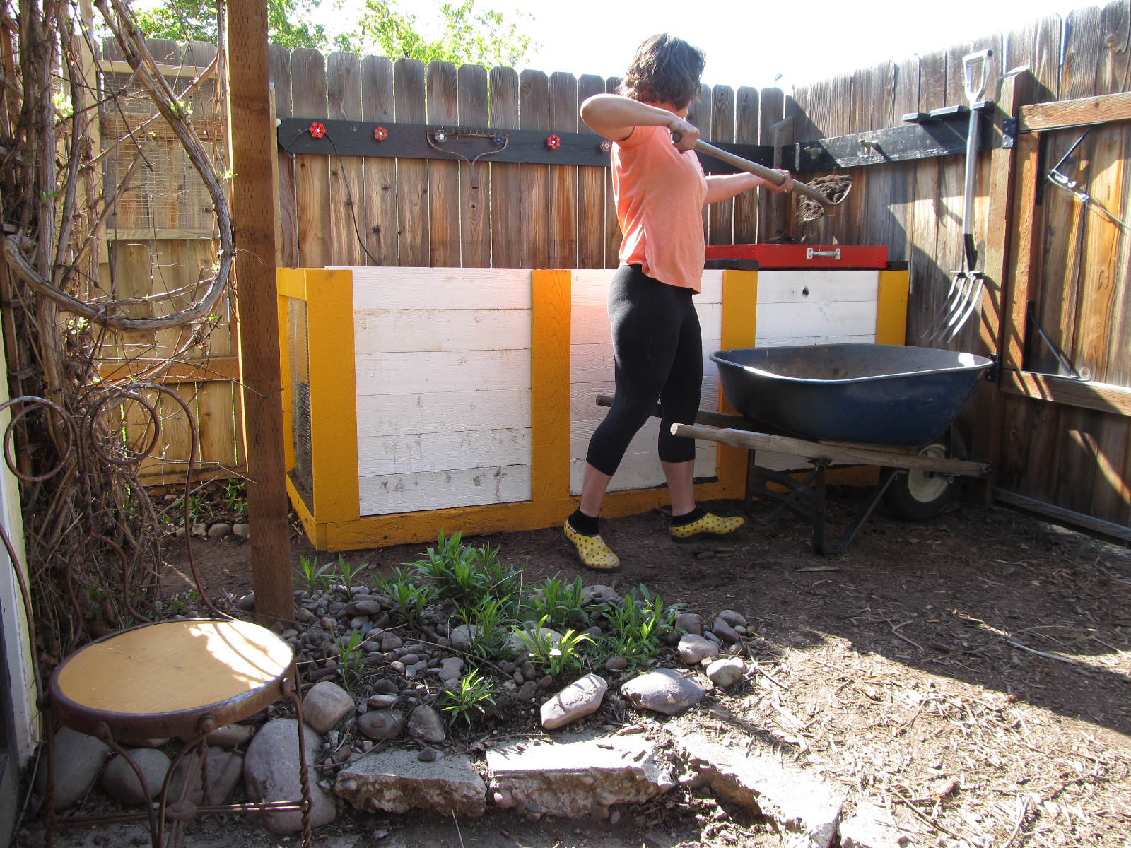 Montana Wildlife Gardener: Composting station