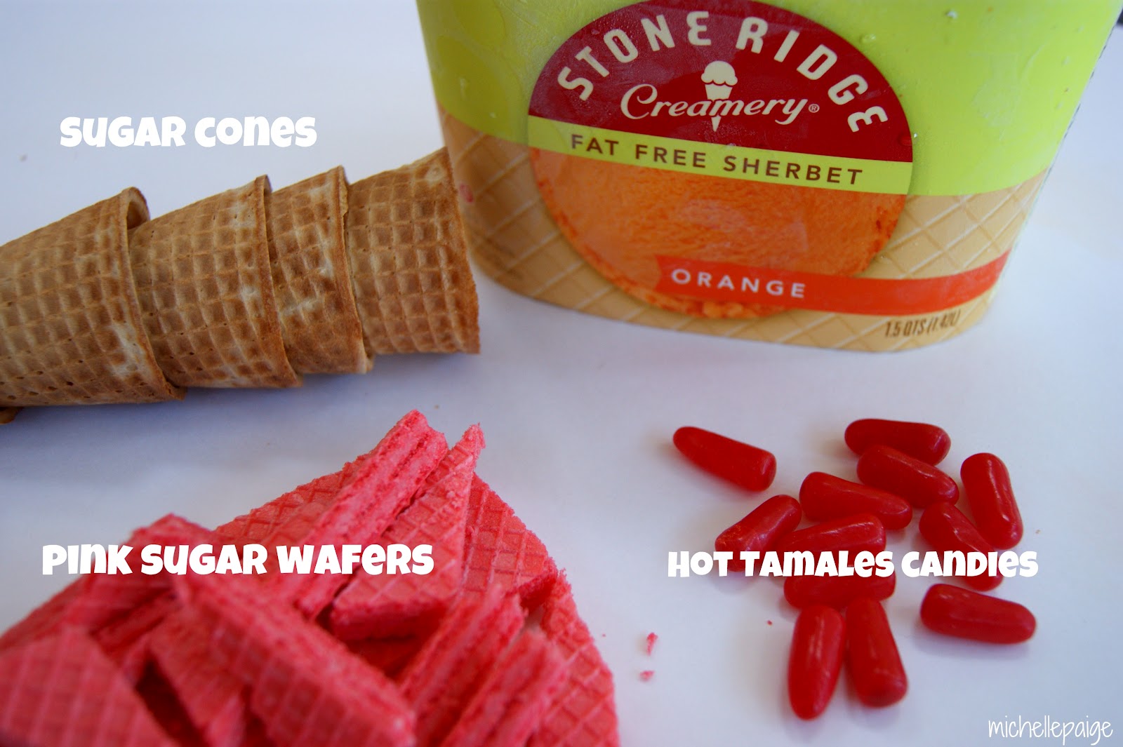 michelle paige blogs: Olympic Torch Sherbet Cone