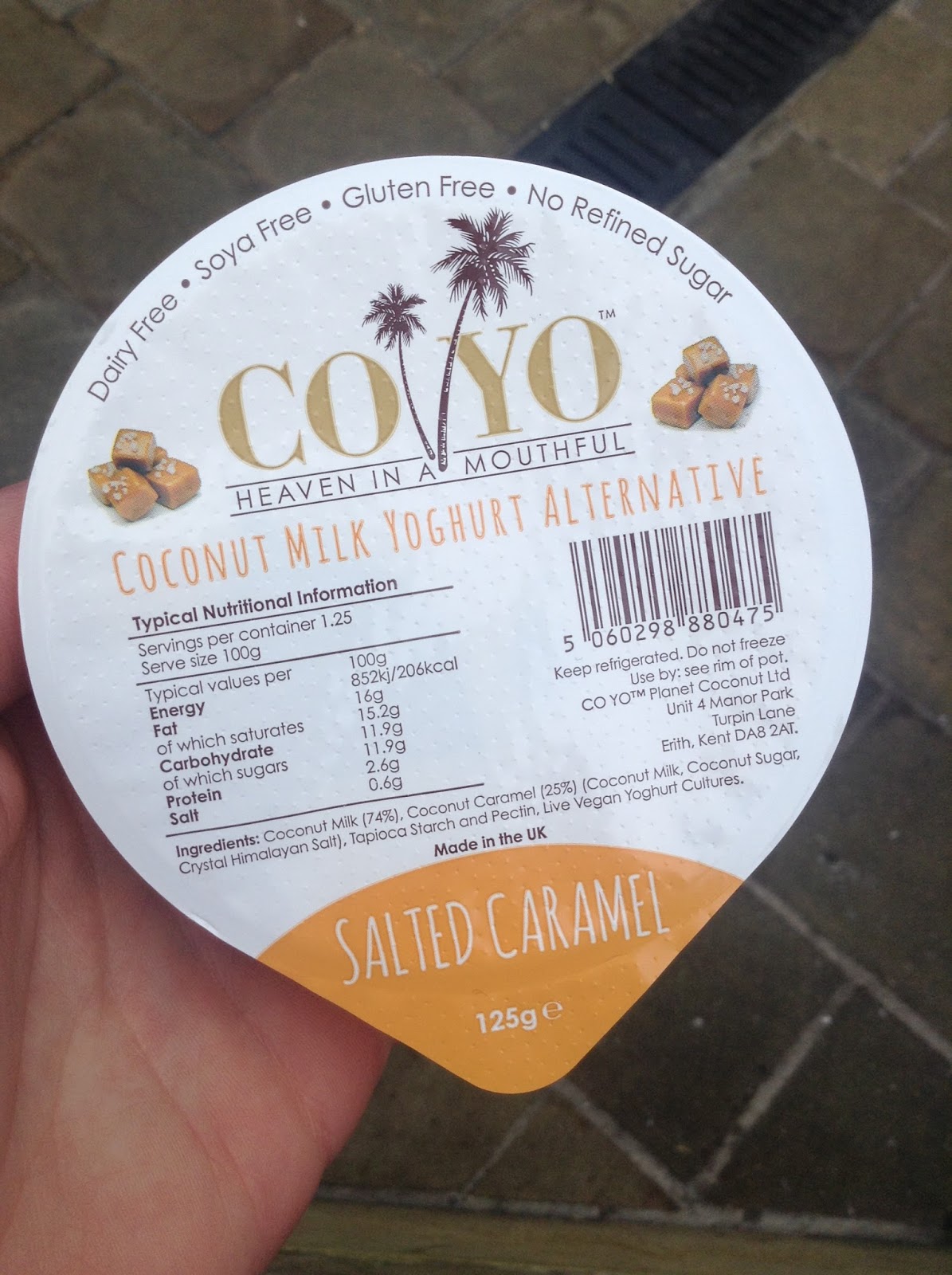 Co Yo Salted Caramel Coconut Milk Yoghurt