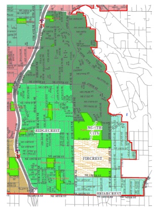 Shoreline Area News: Garage Sale map: Ridgecrest, Briarcrest, North City