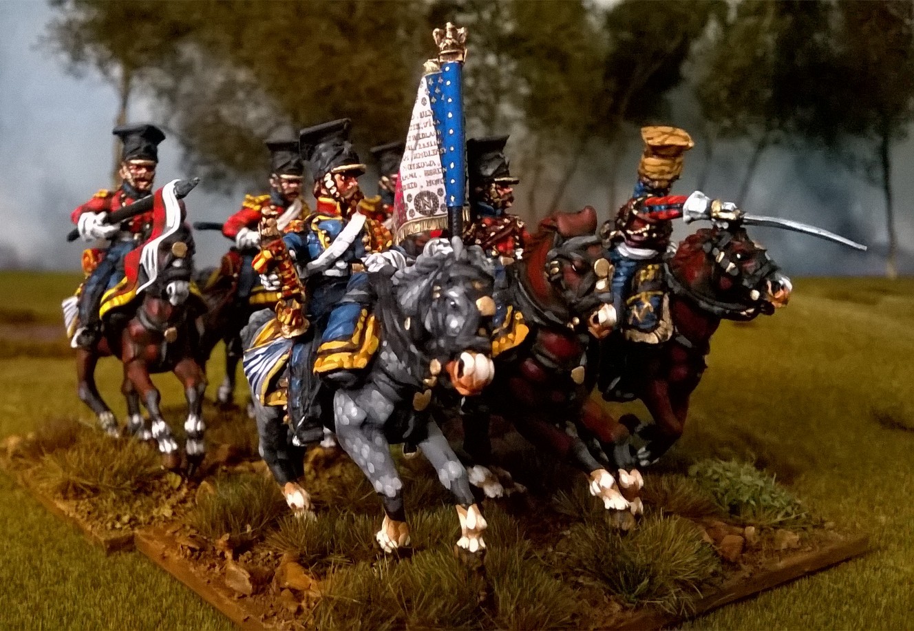 Painting Lead and other stuff.: more 28mm Napoleonic Cavalry squadrons ...