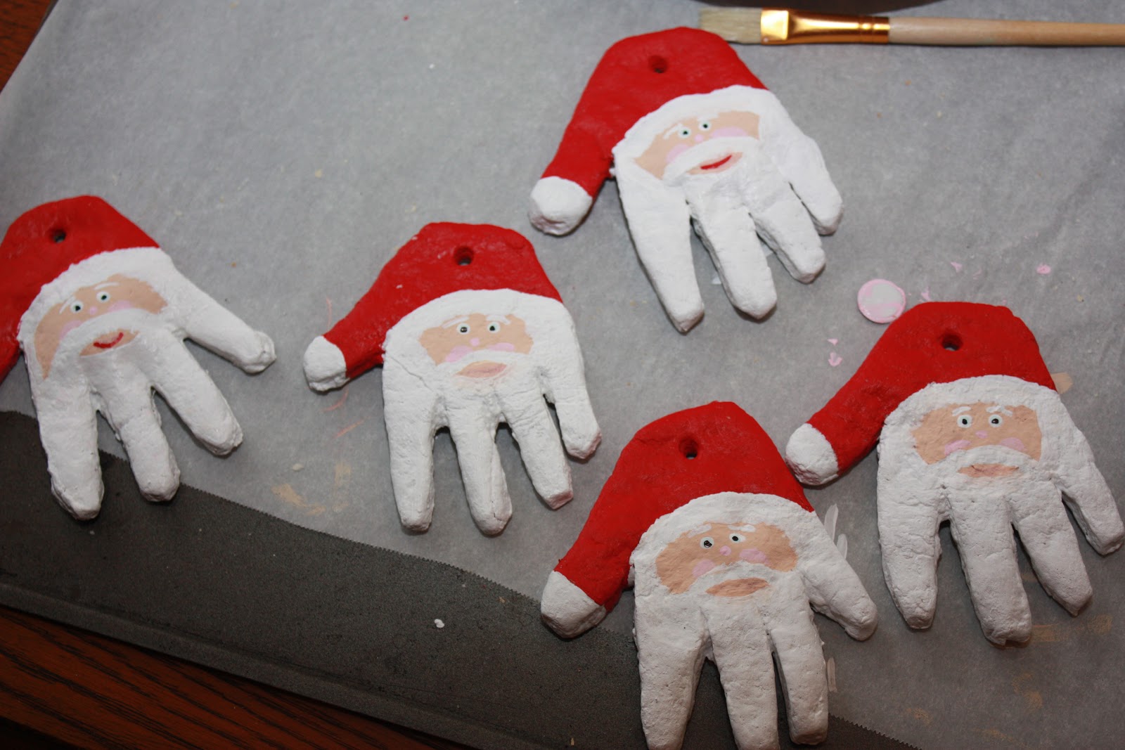 Groovy Times: Santa Hand Ornament