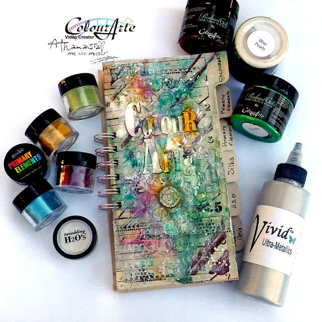 Me and myself...: Colorchart book for ColourArte - making the cover