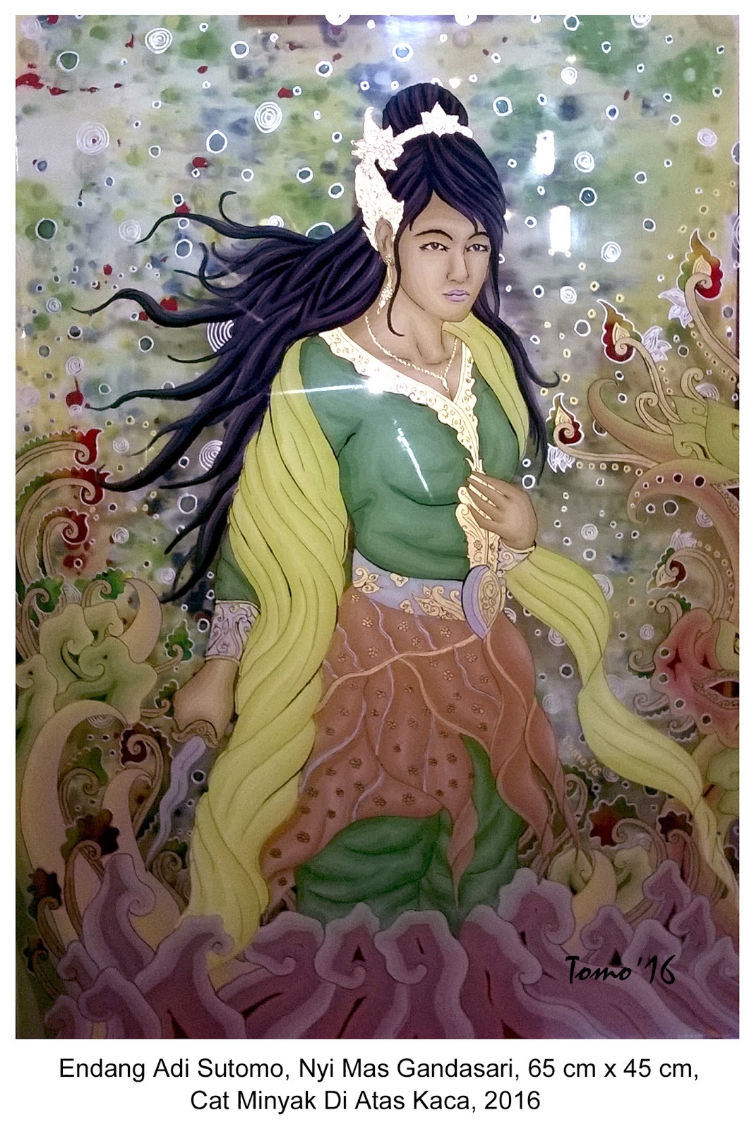 LUKISAN KACA ENDANG ADI SUTOMO: Nyi Mas Gandasari