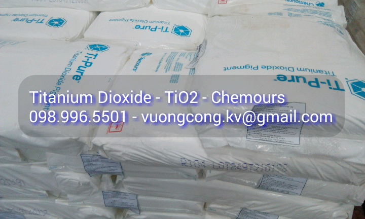 HÓA CHẤT CÔNG NGHIỆP: Bột màu trắng - Titanium Dioxide - TiO2
