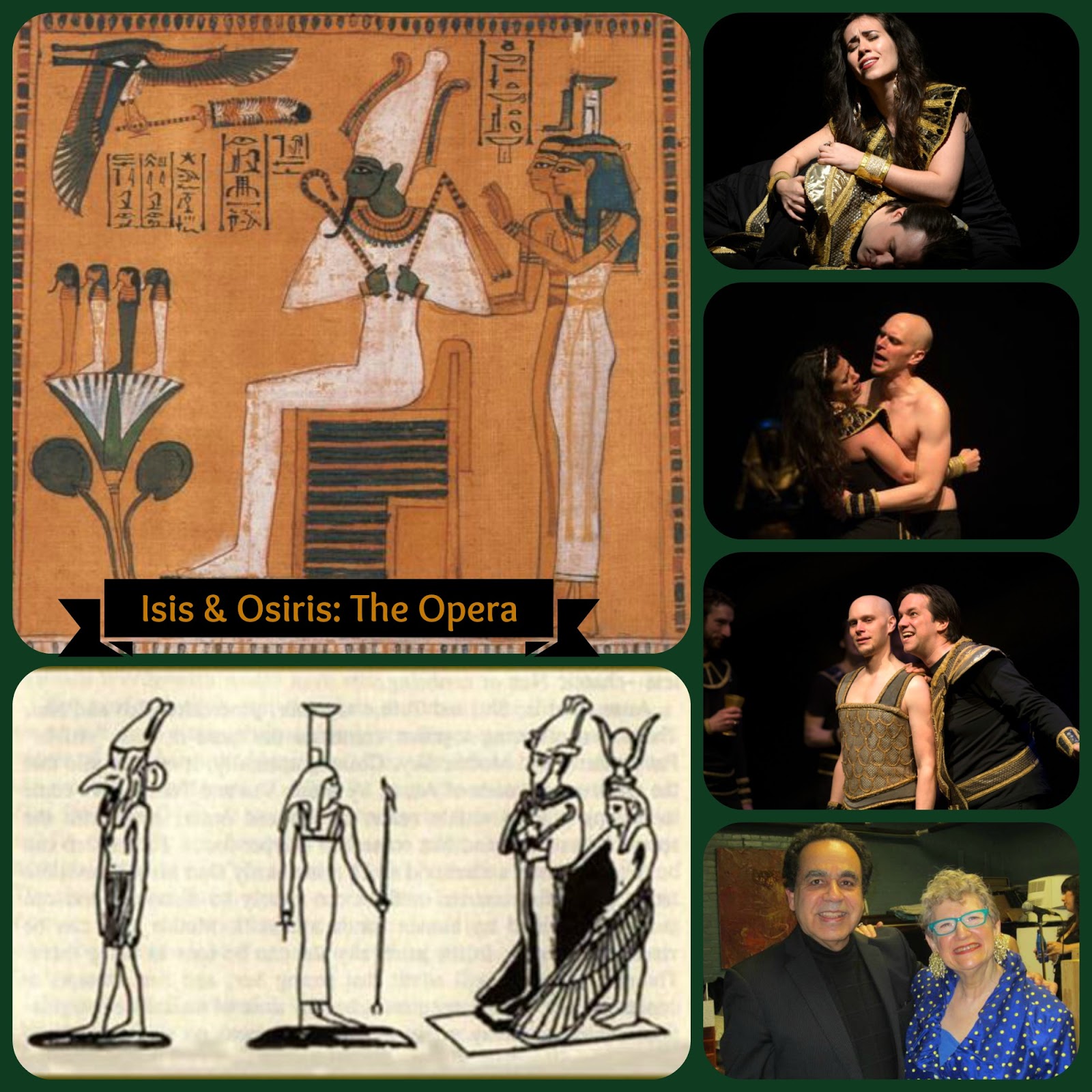 I should be writing: Isis and Osiris: The Opera reviews