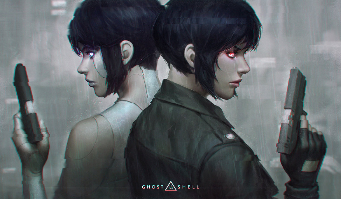 Geek Art Gallery: Fan Art Round-Up: Ghost in the Shell Pt 1