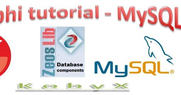 Delphi tutorial – connect MySQL with ZEOS library