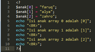 contoh variabel dalam php dan cara pemakaiannya