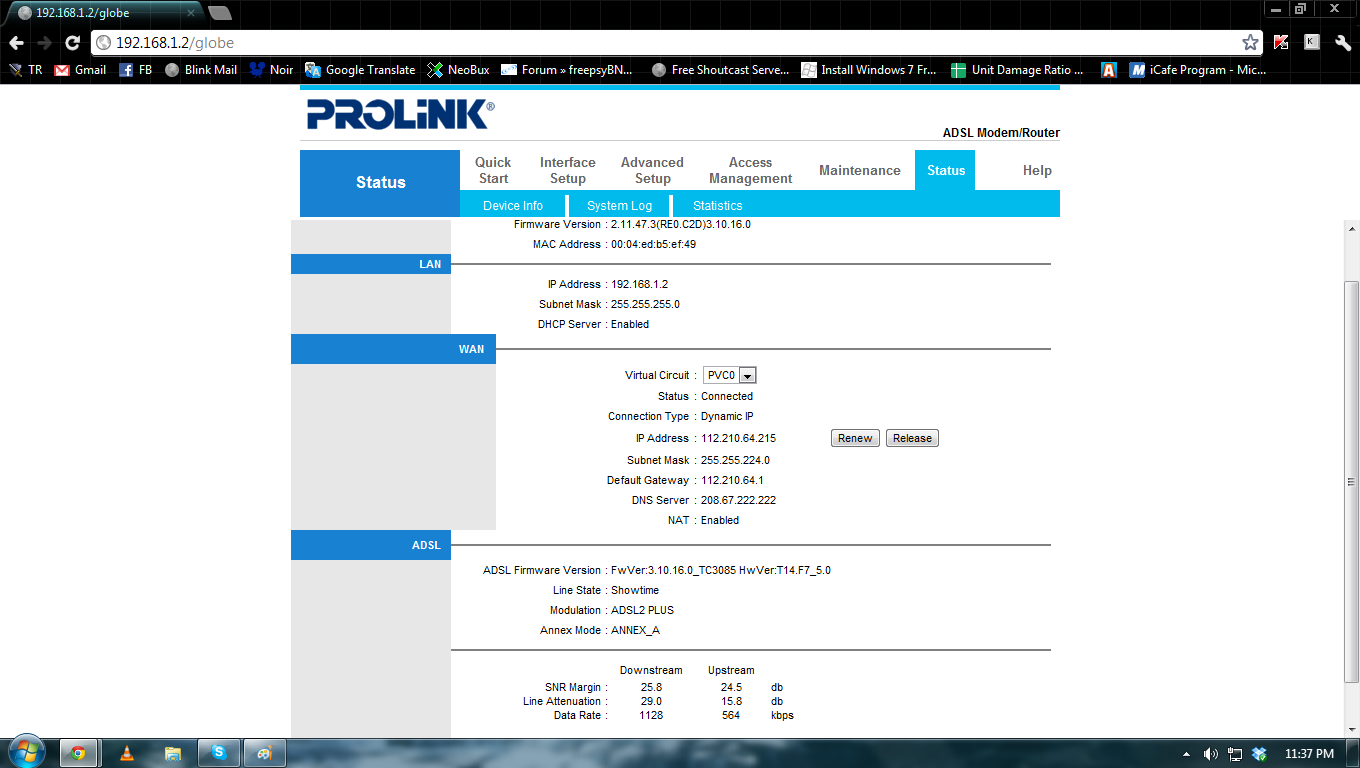 My life under the sun: Using Globe's Prolink H6300G modem/router for ...