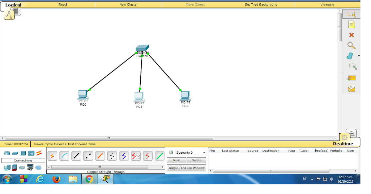 Instalacion y Configuracion de Aplicaciopnes Sociales: 9.- PRACTICAS DE PACKET TRACER
