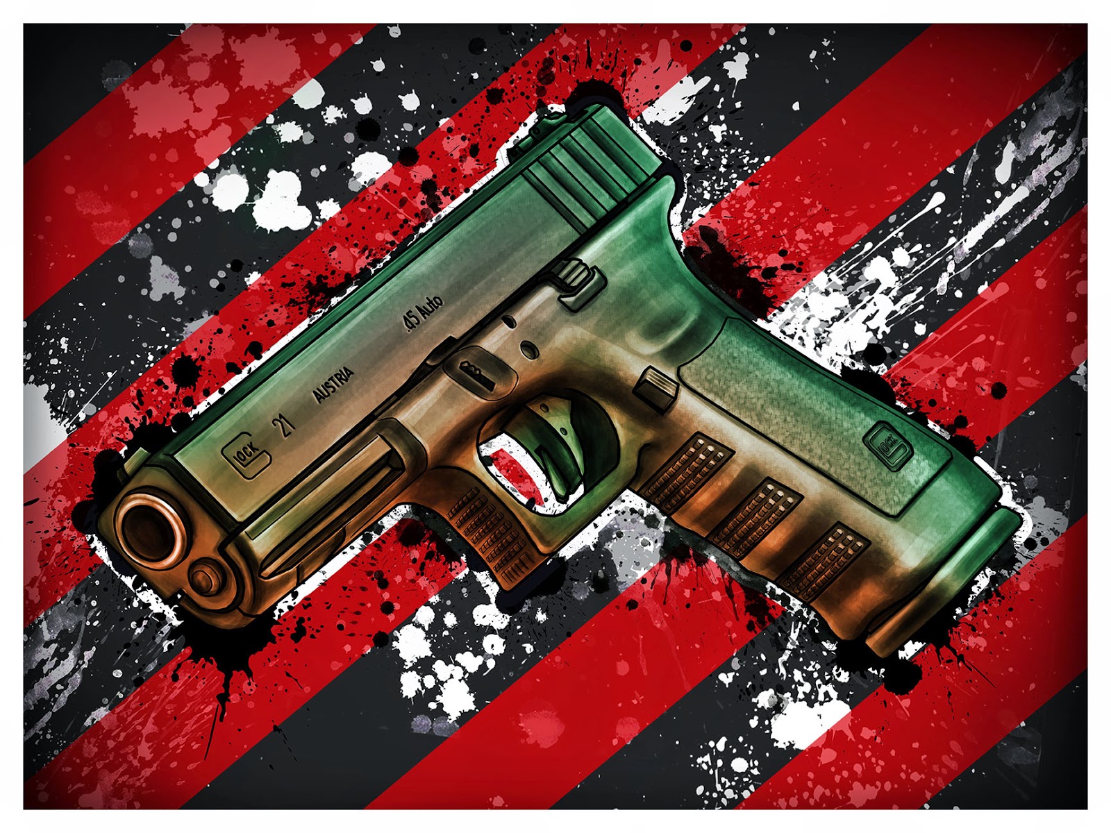 Drawn with Lead: Glock 21