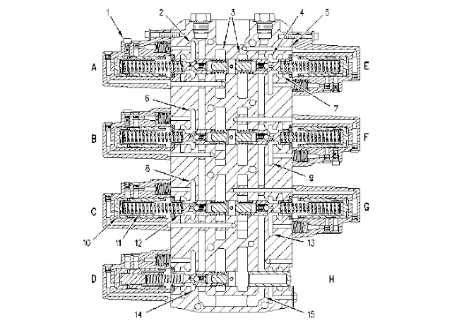793D Off-Highway Truck Power Train: Pressure Control Valve (Transmission)