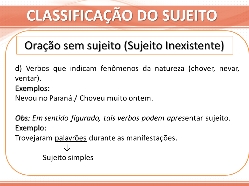 O Que é Um Sujeito Inexistente - FDPLEARN