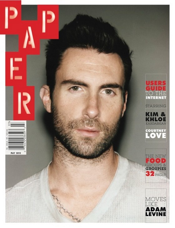 Adam Levine Covers Paper Mag - Fashionably Fly