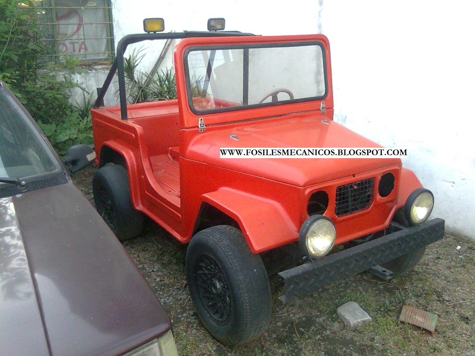 Fosiles mecanicos: Mini Jeep con mecánica de Fiat 600 GRACIAS BONGO