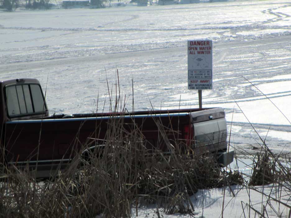 Taken For Granted: Open Water and Walgreen Signs