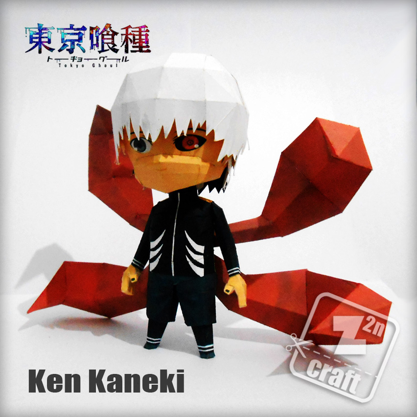 Z2N Craft: Ken Kaneki Papercraft