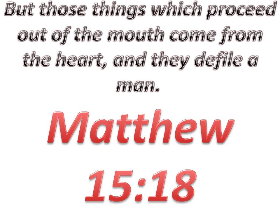 Jesus Is My Hero: One Bad Apple How One Person Affects Another