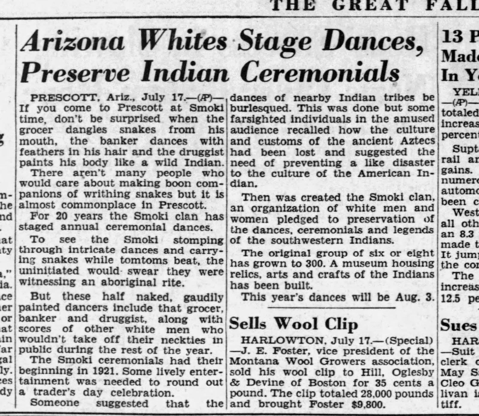 Moki (Hopi) Snake Dance and the Arizona Whites who Stage Dances to ...