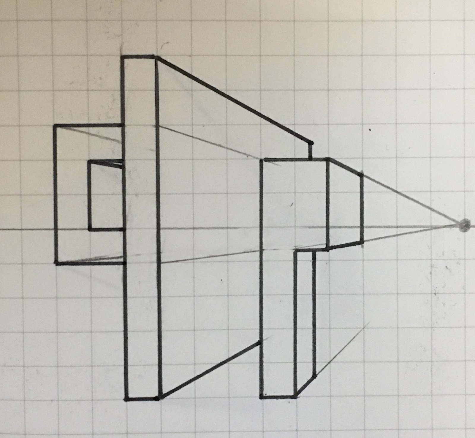 ARCH1101 - Architectural Design Studio 1: One-Point Perspective