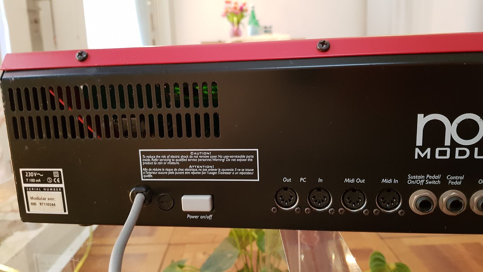 MATRIXSYNTH: Clavia Nord Modular G1 Rack SN 97110244