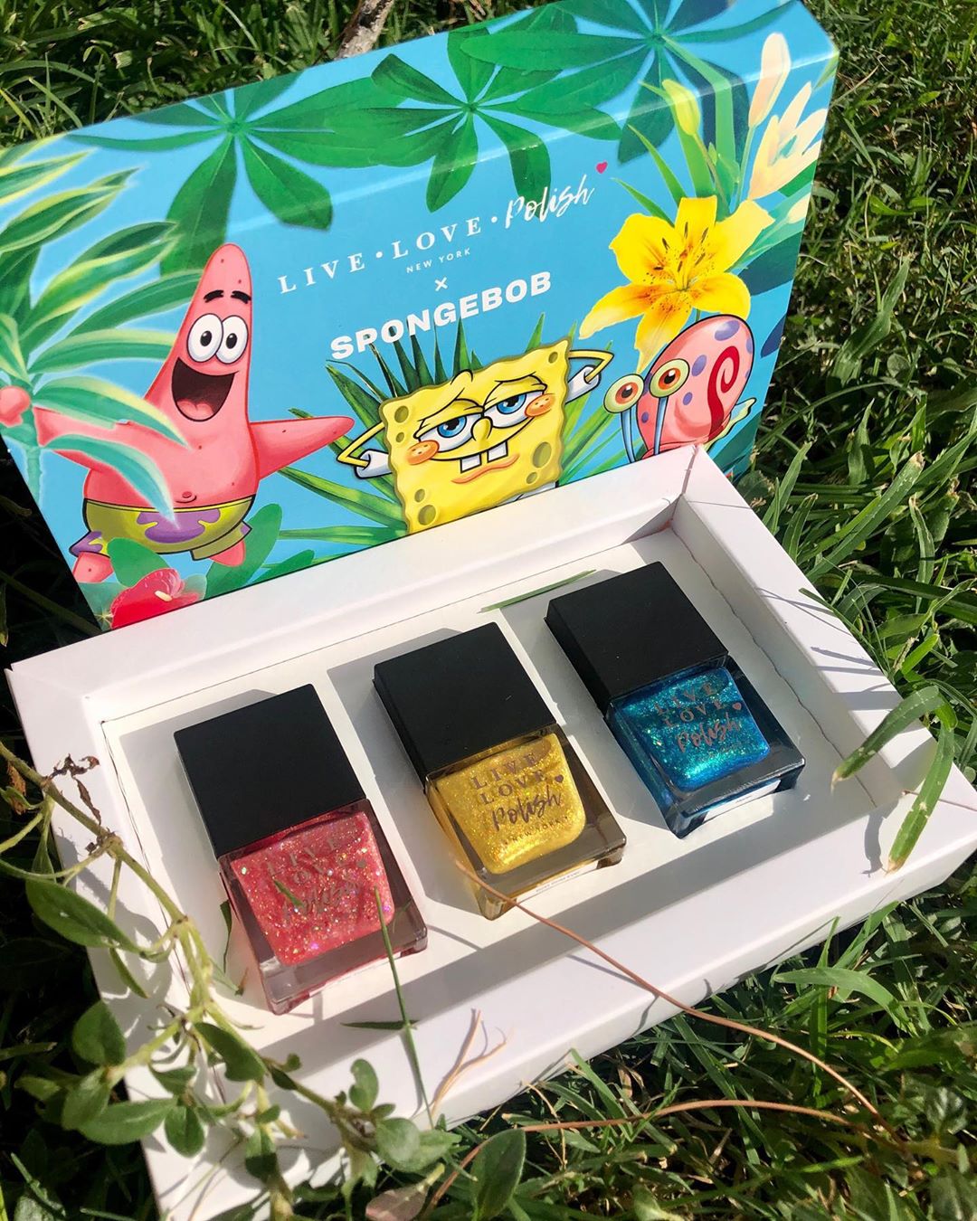 NickALive!: Live Love Polish Launches SpongeBob Nail Polish Collection