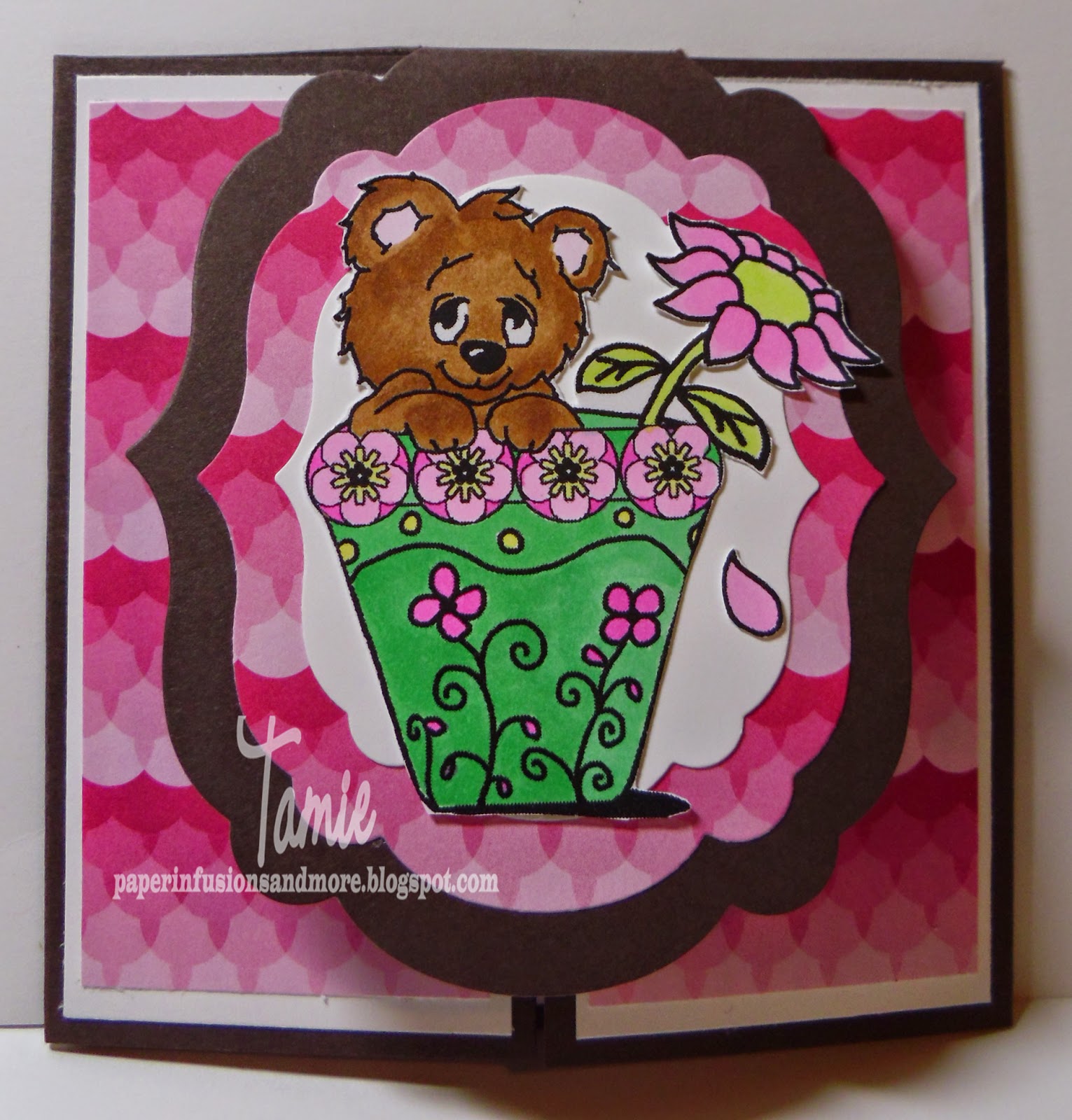 Creative Knockouts: #83-DieCut/Punch Frenzy-Stitchy Bear Digi Outlet