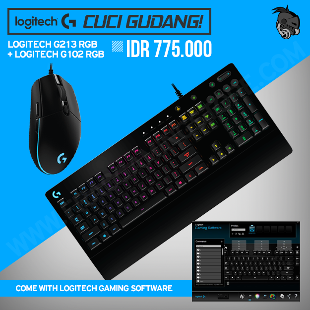HARGA TERBARU Keyboard Gaming Logitech Tanggal 17 September 2017