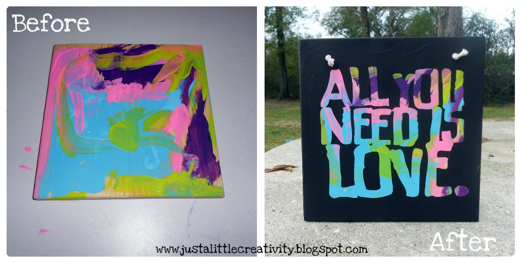 Reverse Stencil Scratch Art Effect {Painting with Kids}