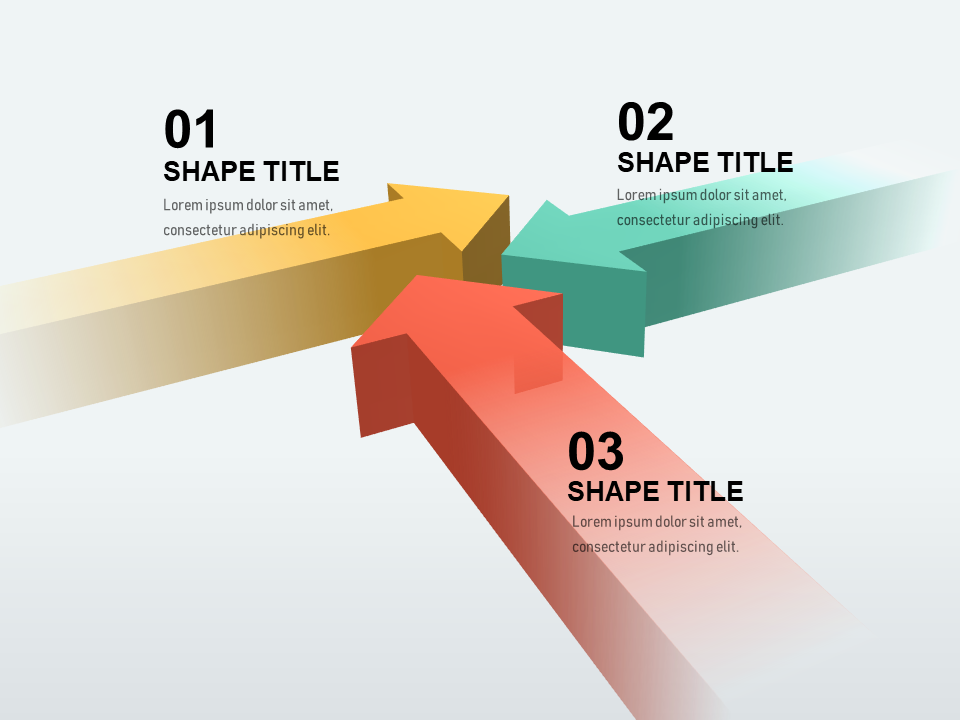 3D Impact Arrow PowerPoint Templates - PowerPoint Free
