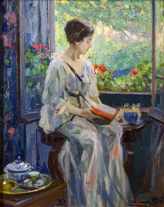 Ulisse CAPUTO (1872-1948) | Catherine La Rose ~ The Poet of Painting