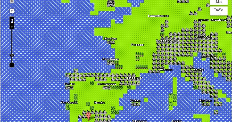 8 Bit United States Map - Map