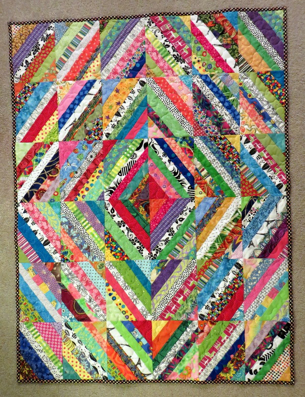 The Way I Sew It: String Diamond Quilt Finish