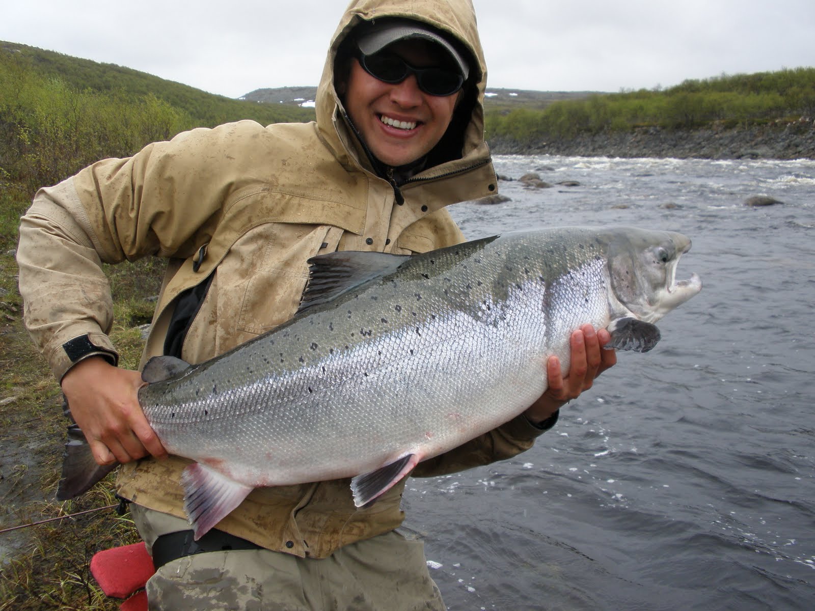 Speycasting: 36lbs Salmon Caught on Monteith Spey Line
