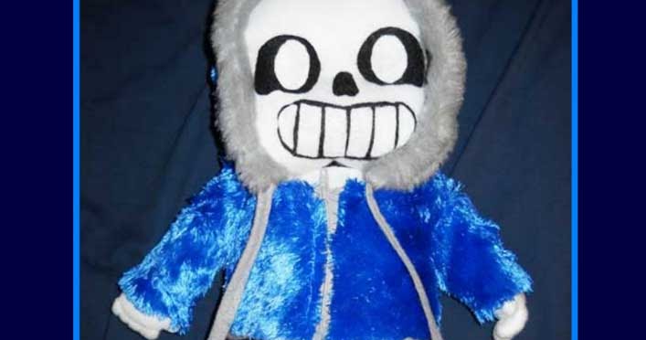 DIY Sans plush 12 inches, "Undertale" ( sewing pattern)