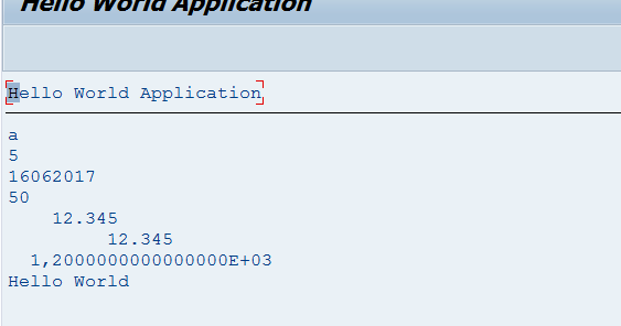 Programming for beginners: ABAP: Data Types