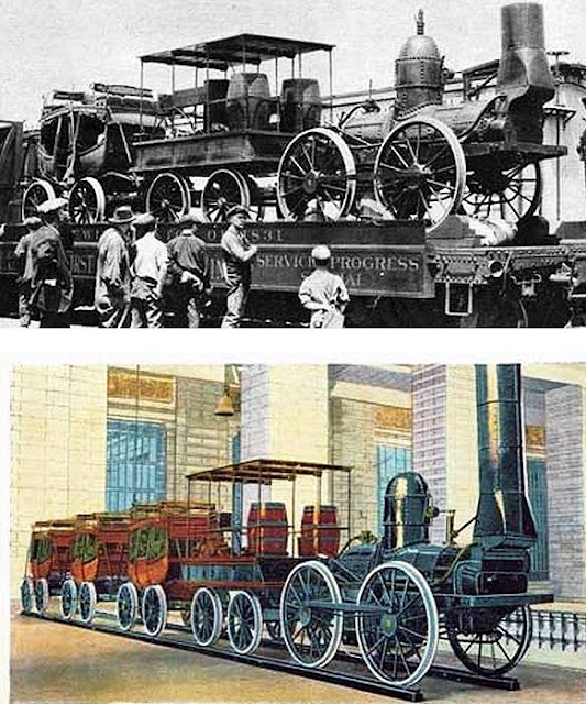 Just A Car Guy: The DeWitt Clinton train (1831) exhibited on railroad ...