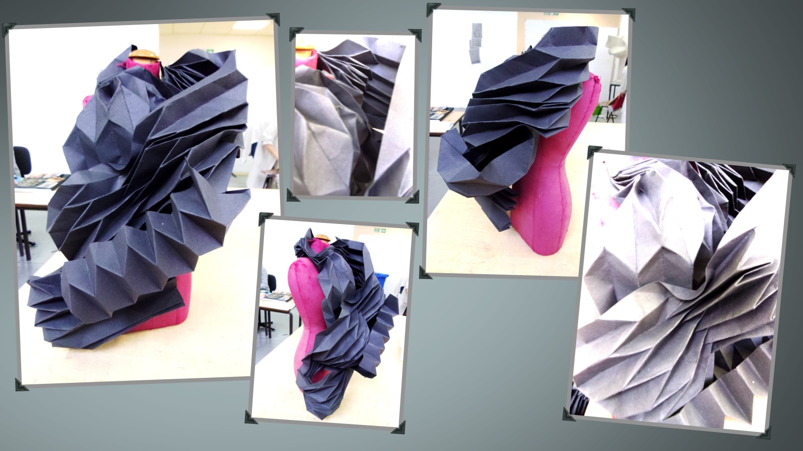 Jessica Ting Ting Ma - Creative Practice: Draping paper - Engulfed by ...