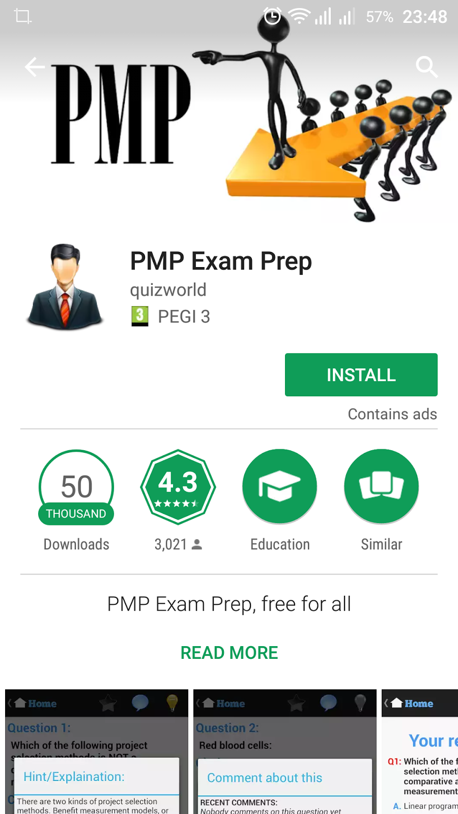 PMP Final Test Preparation - Helpful Mobile Applications