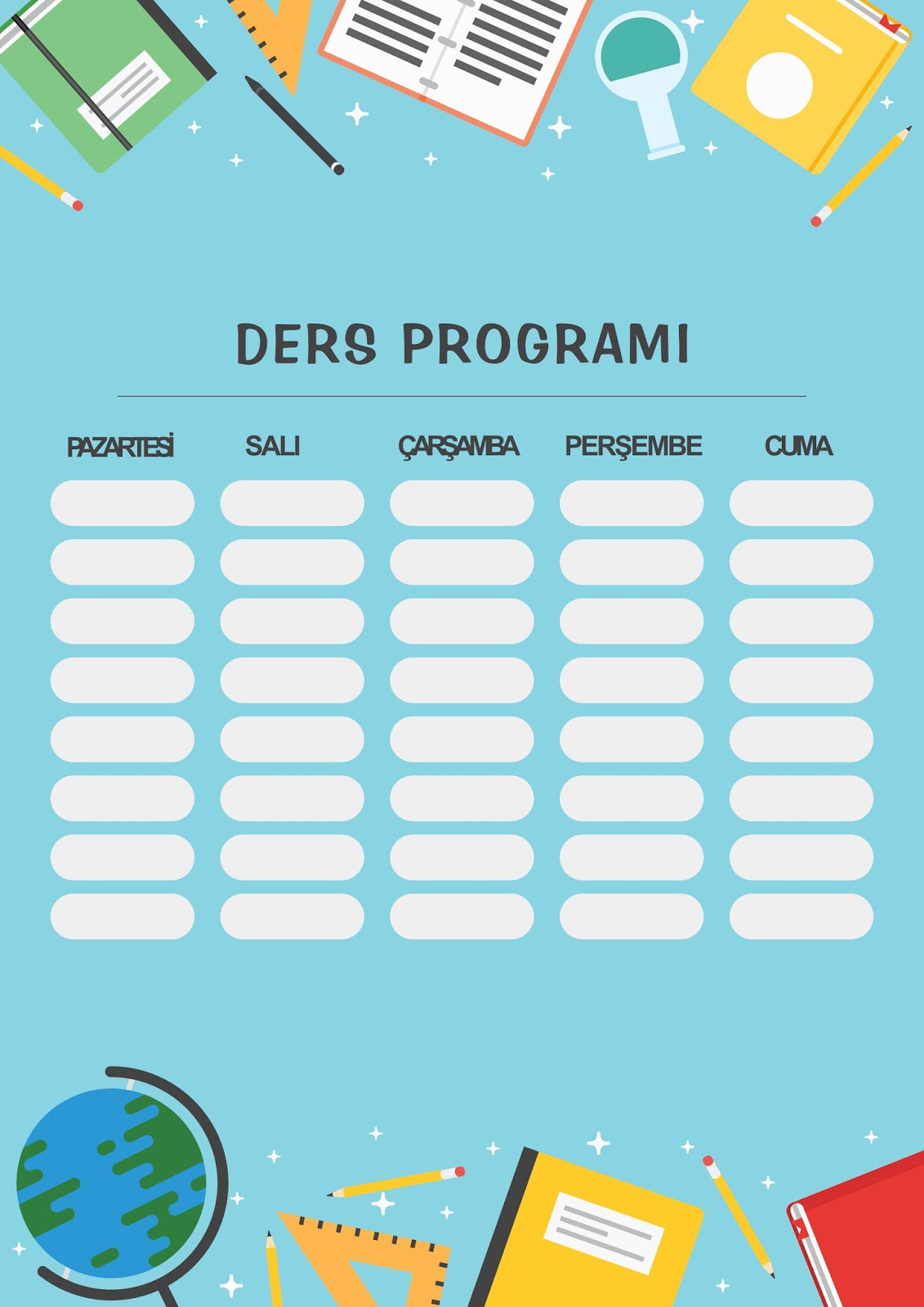 Engin Demirci: Ders Programı Tasarımı